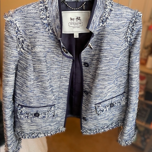 Coach | Jackets & Coats | Coach Blazerjacket Womens Large | Poshmark
